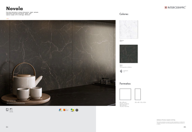 Interceramic NOVL Novola MXHoja de Catalogo-005105 | PDF