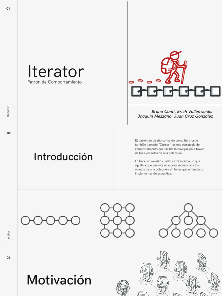 Patron de Diseño Iterator | PDF | Ciencias de la Computación | Arquitectura de sistemas