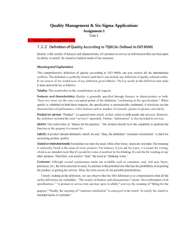 Assignment 1 Answers | PDF | Lean Manufacturing | Systems Thinking