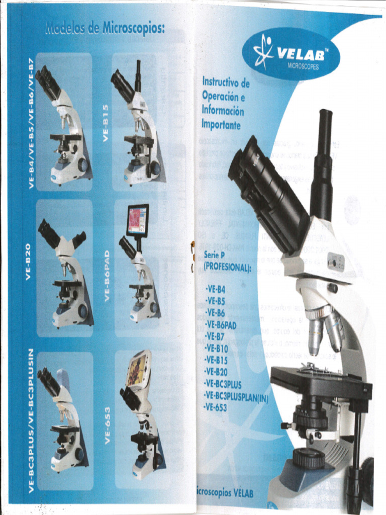 Microscopio Velab | PDF