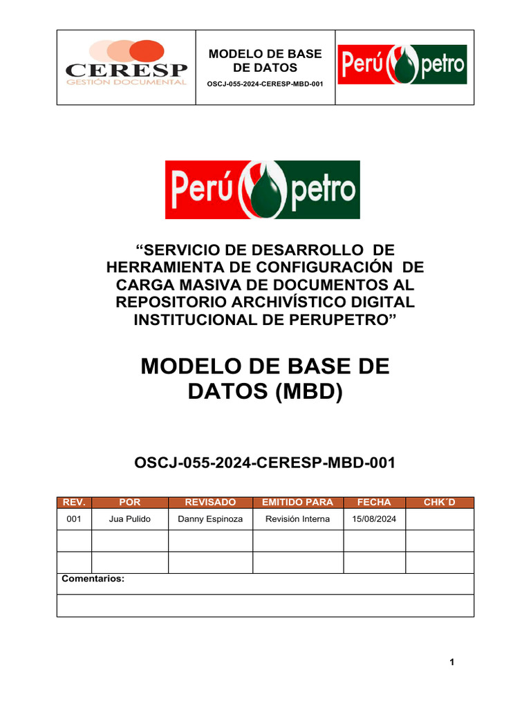 OSCJ 055 2024 CERESP MBD 001 BaseDatos | PDF | Usuario (informática) | SQL