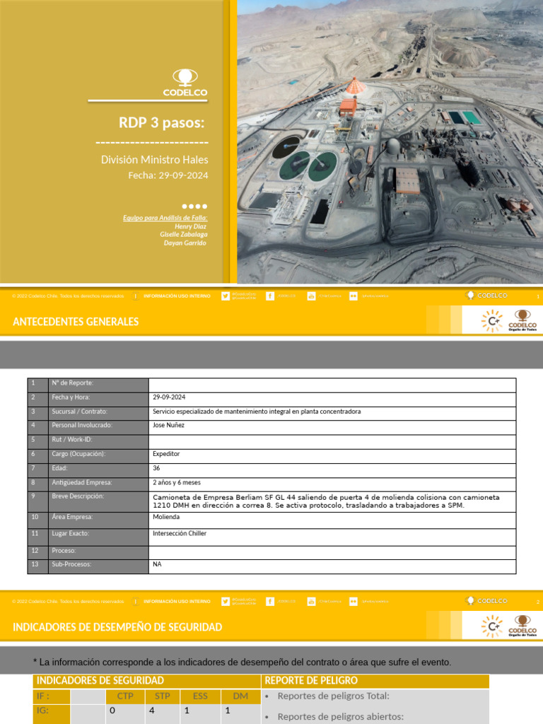 RDP3 Pasos | PDF | Chile