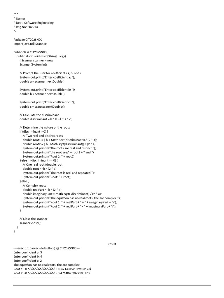 Cit212 Assignment Pdf