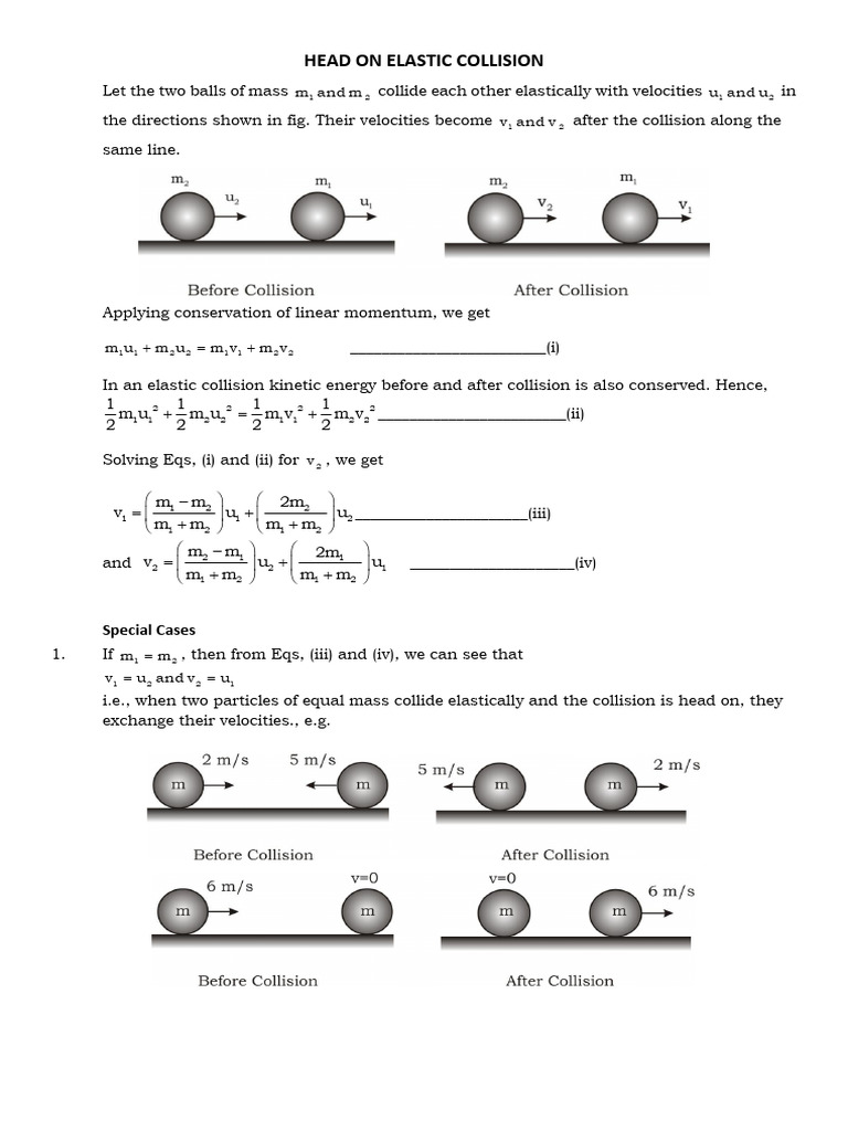 Head On Collision Notes Pdf