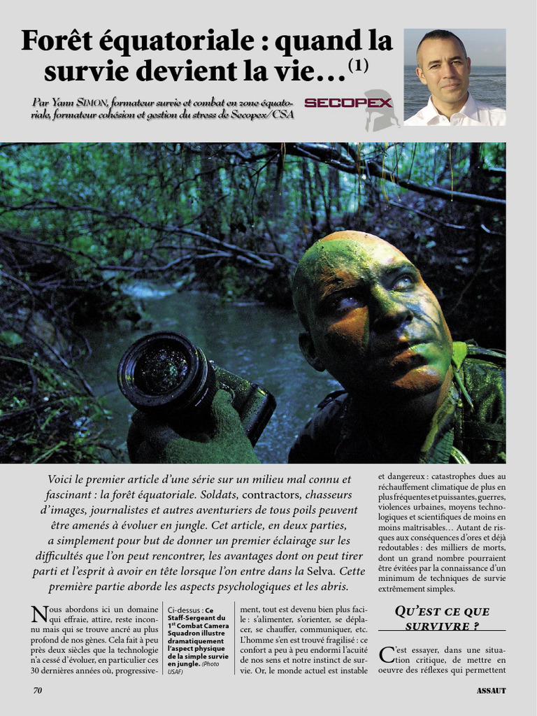 Survie en forêt équatoriale : guide essentiel | PDF | Forêt