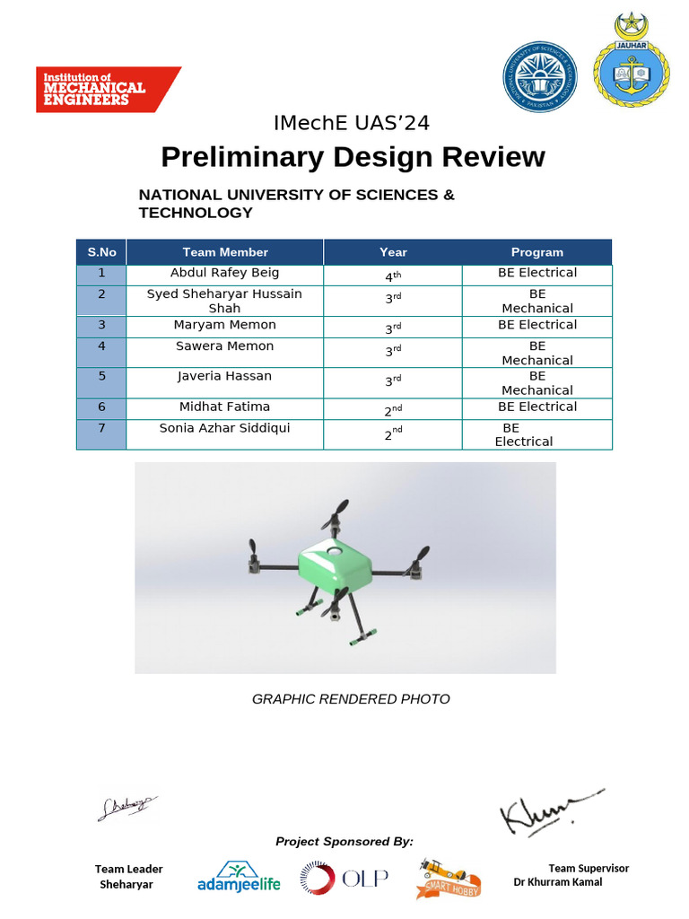 Copter PDR IMechE UAS'24 | PDF | Unmanned Aerial Vehicle | Quadcopter