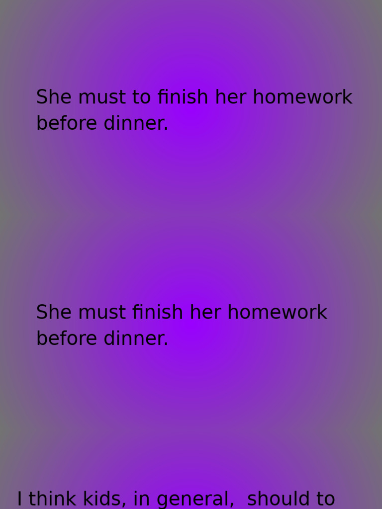 Modal Verbs Error Correction | PDF