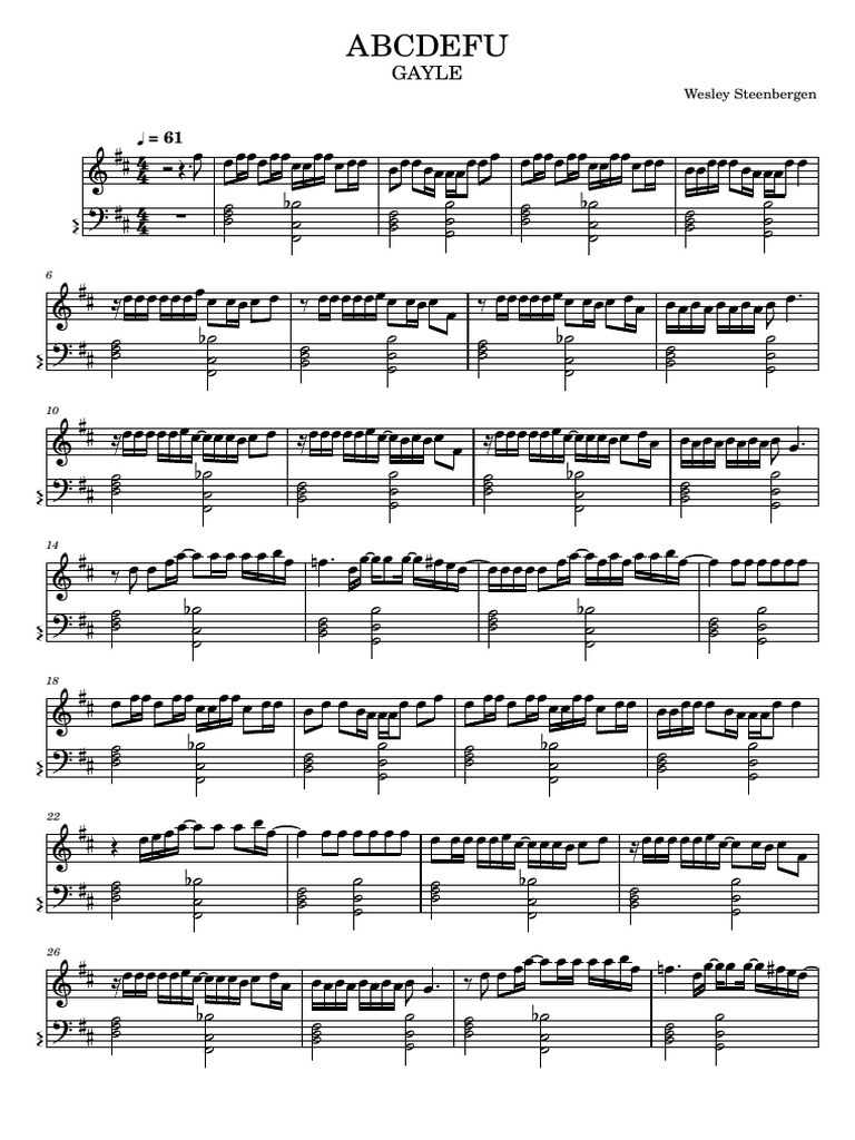 Abcdefu Gayle | PDF | Singles (Music) | Music