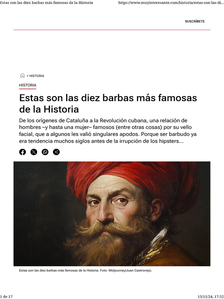 Estas Son Las Diez Barbas Más Famosas de La Historia | PDF | Santo ...
