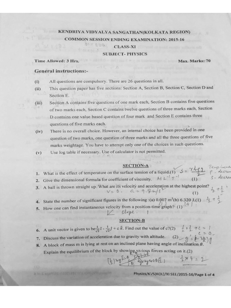 Xi See Phy 2016 | PDF