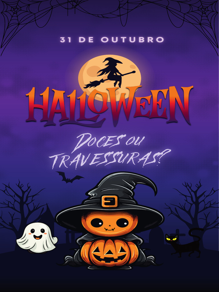Story Halloween Dia Das Bruxas Comemorativo Roxo | PDF