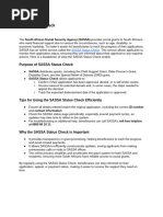 SASSA Declaration and Consent Form | PDF | Government | Government Finances