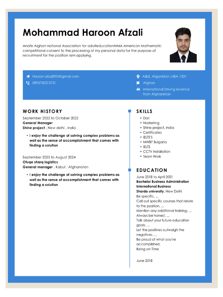 Mohammed Haroon Resume 11 | PDF