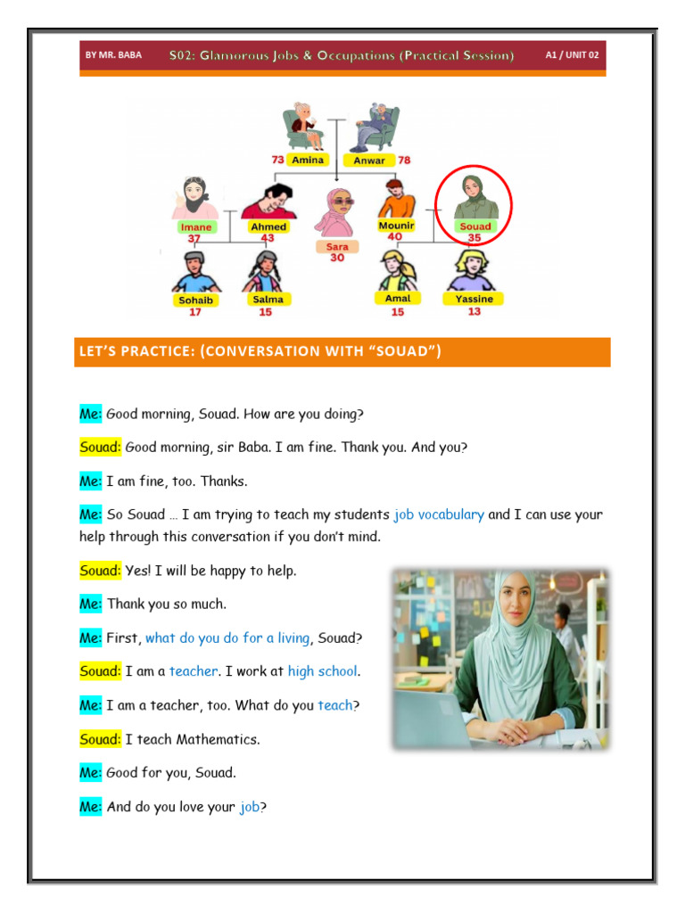 Unit 02 Session 02 Souad | PDF | Career & Growth