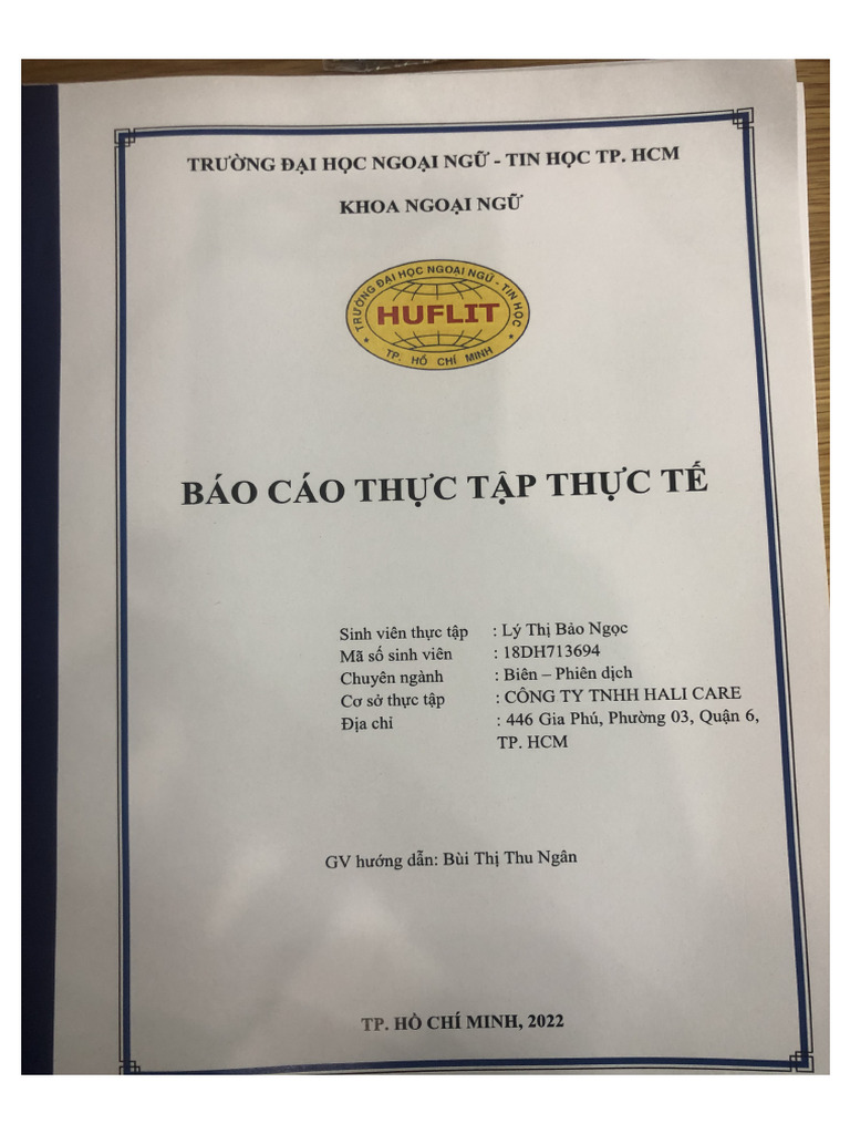 Mẫu BCTT | PDF