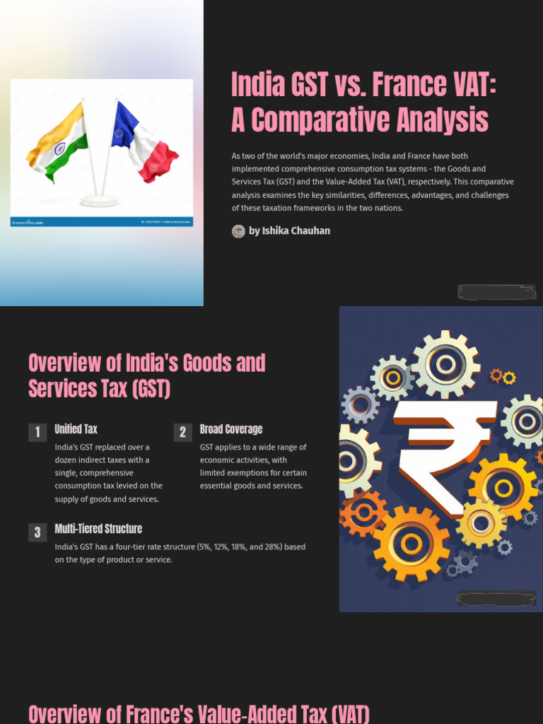 India GST Vs France VAT A Comparative Analysis | PDF | Value Added Tax | Taxes