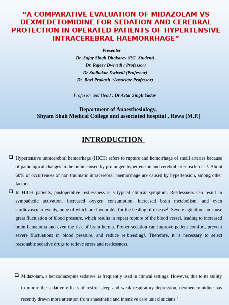 dr sujay 3 | PDF | Anesthesia | Hypertension