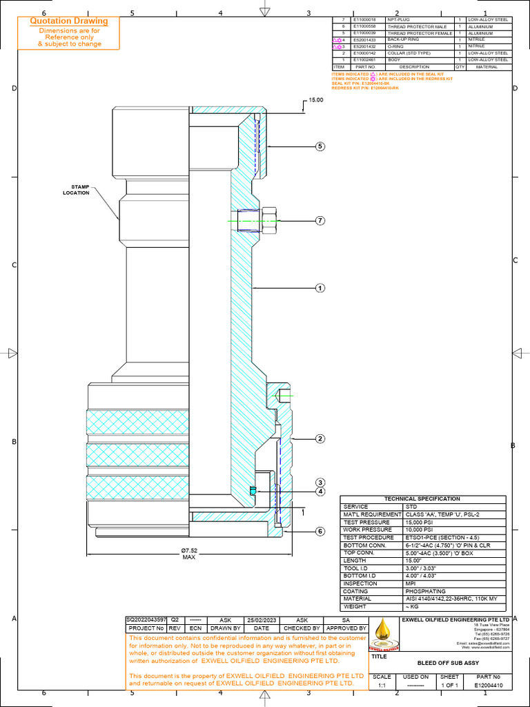 #72 E12004410 (Bleed Off Sub Assy) | PDF