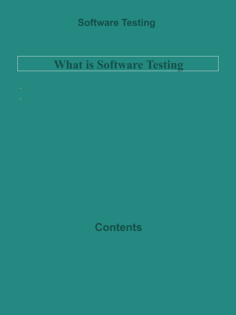 Understanding Software Testing Basics | PDF | Software Testing ...