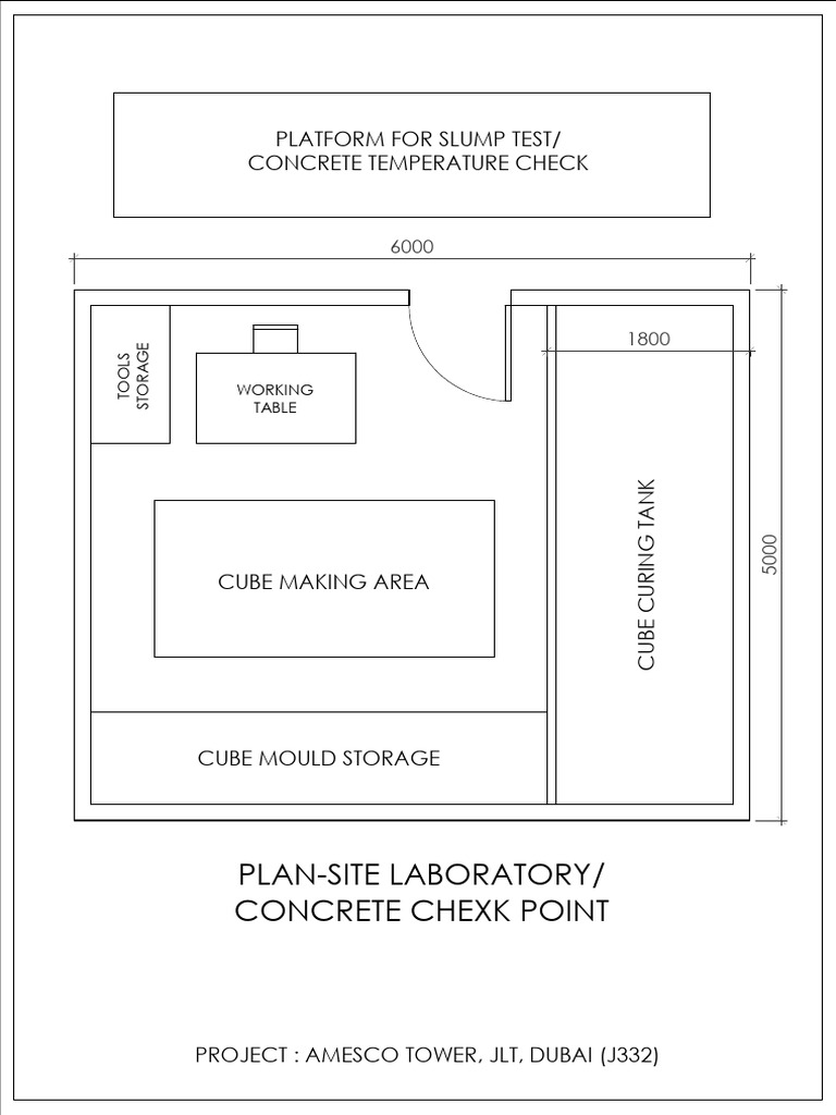 Curing Tank Drawing for AESCO Tower | PDF