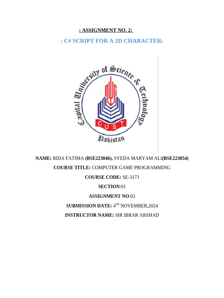 Cgp Assignment #02 | PDF