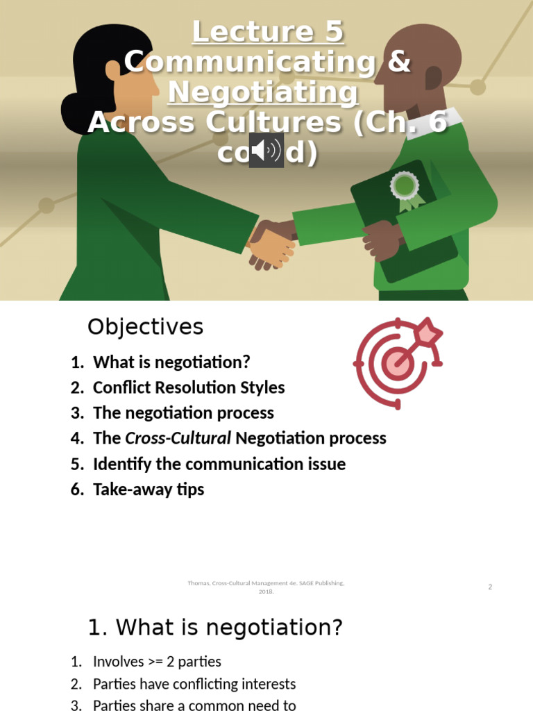 Lect5 - NEW AUDIO CC Negotiations | PDF | Negotiation | Social Psychology