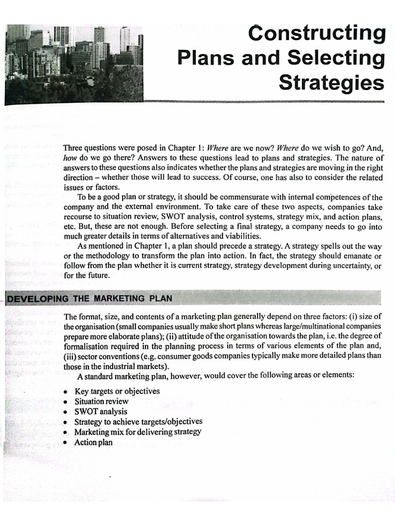 Strategy Construction | PDF