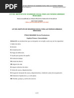 Ley Del Issfam | PDF | Oficial general | México