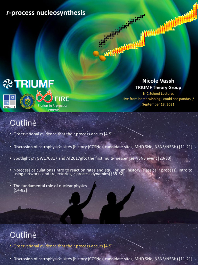 R Process Nucleosynthesis | PDF | Supernova | Stars
