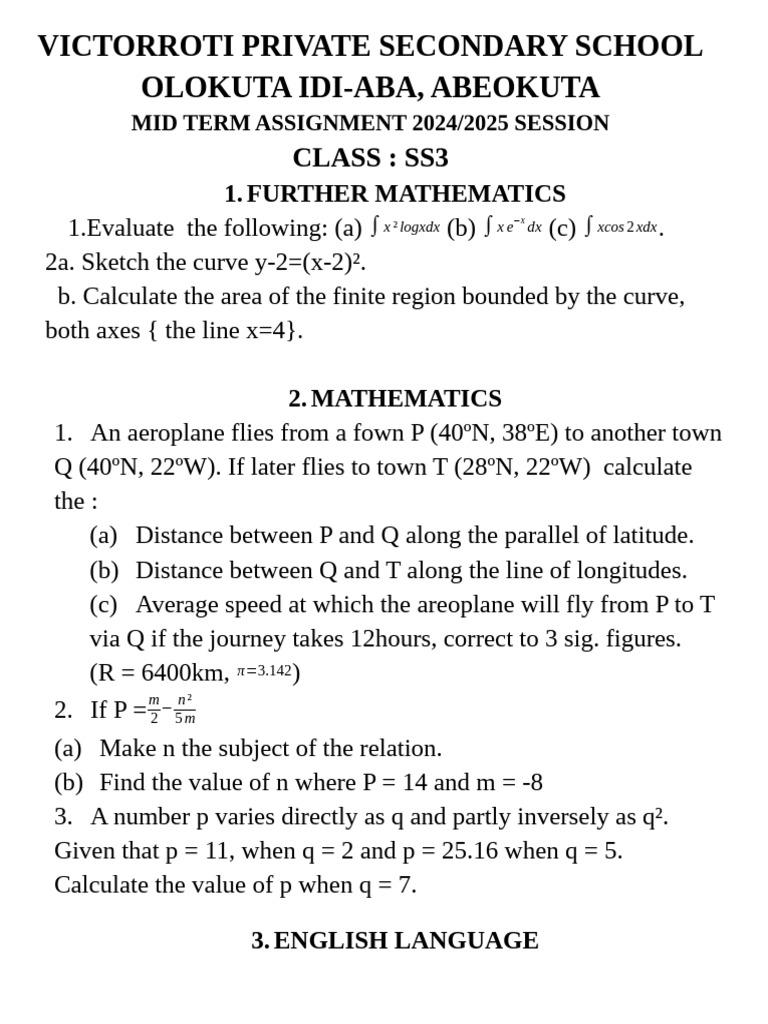 Mid Term Assignment ss3 | PDF | Teaching Methods & Materials