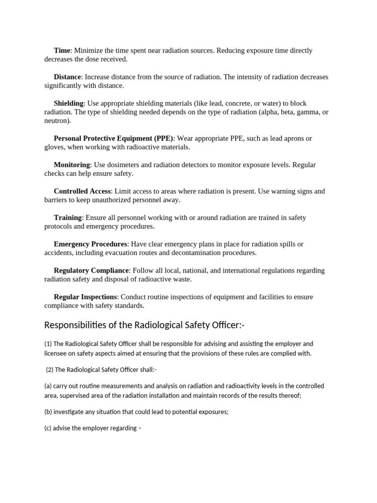 Radiation Safety Committee | PDF | Radiation Protection | Safety