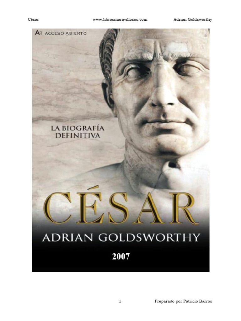 Cesar - Adrian Goldsworthy | PDF | Julio César | Republica Romana
