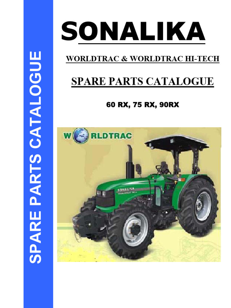 Sonalika Tractor Spare Parts Catalogue | PDF | Screw | Clutch
