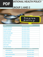 Bangladesh National Health Policy-2011 | PDF | Health Care | Health Policy