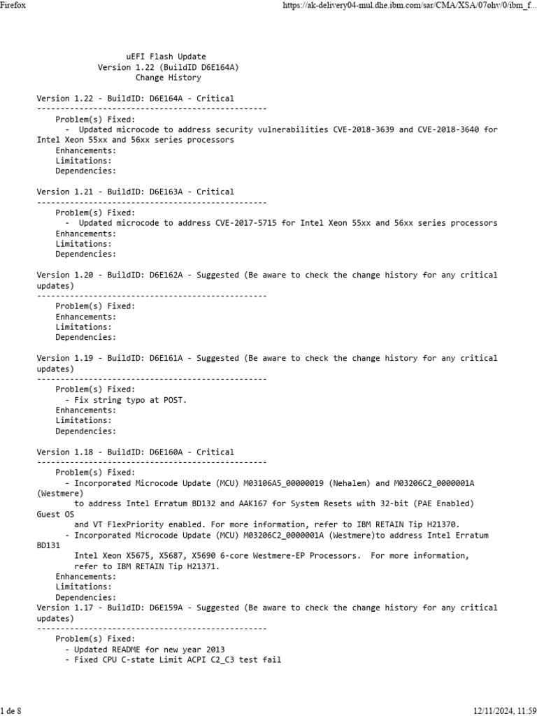 Ibm FW Uefi D6e164a-1.22 Anyos I386.chg | PDF | Booting | Computer Hardware