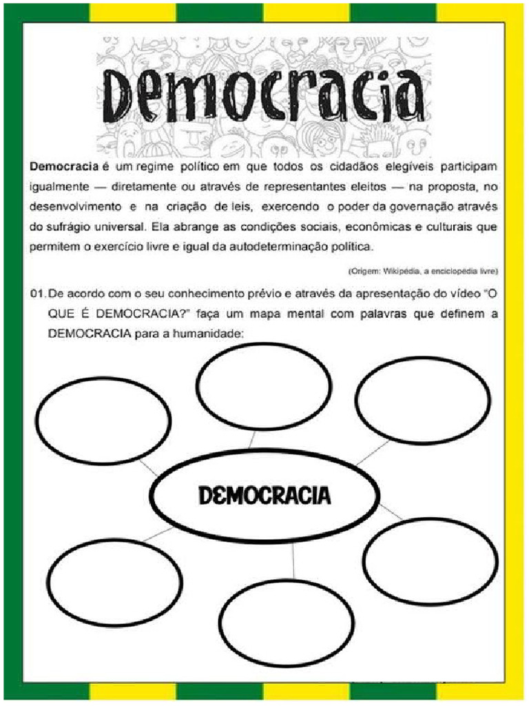 Democracia Atividade | PDF