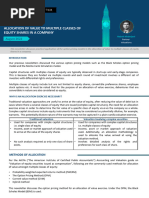 Pwerm and Hybrid Methods For Allocation of Valuation | PDF | Stocks ...