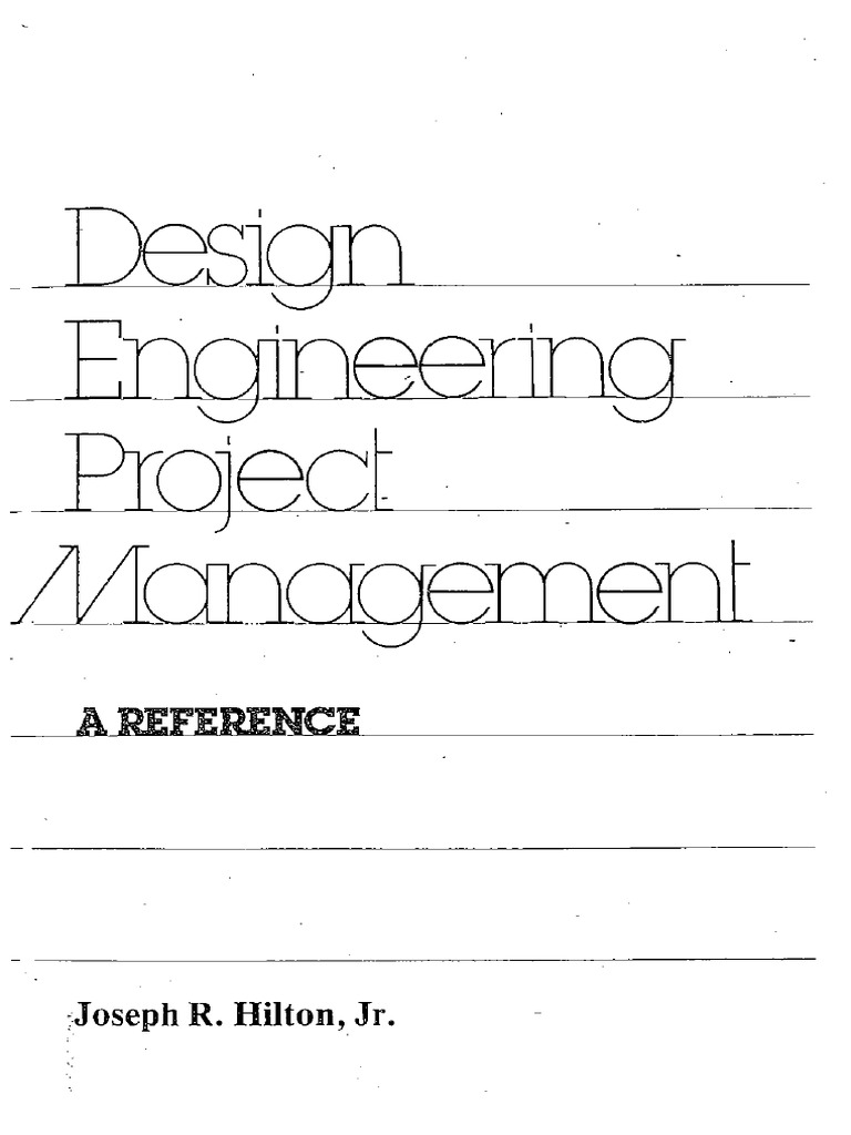 Design Engineering Project Management | PDF