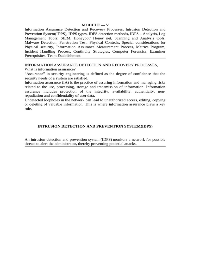 It Security and Assurance Unit 5 | PDF | Email Spam | Computer Security