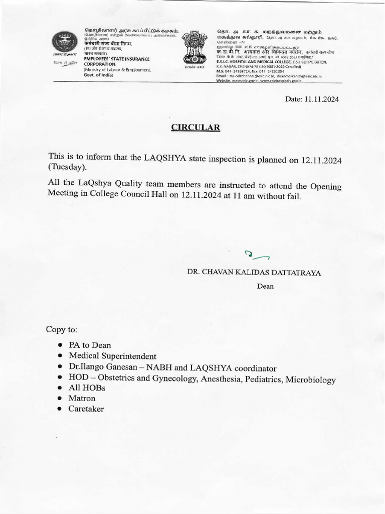 Laqshya Circular 11-11-2024 | PDF