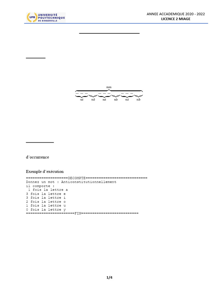 Exercices de Java pour Licence MIAGE | PDF | Java (Langage de ...