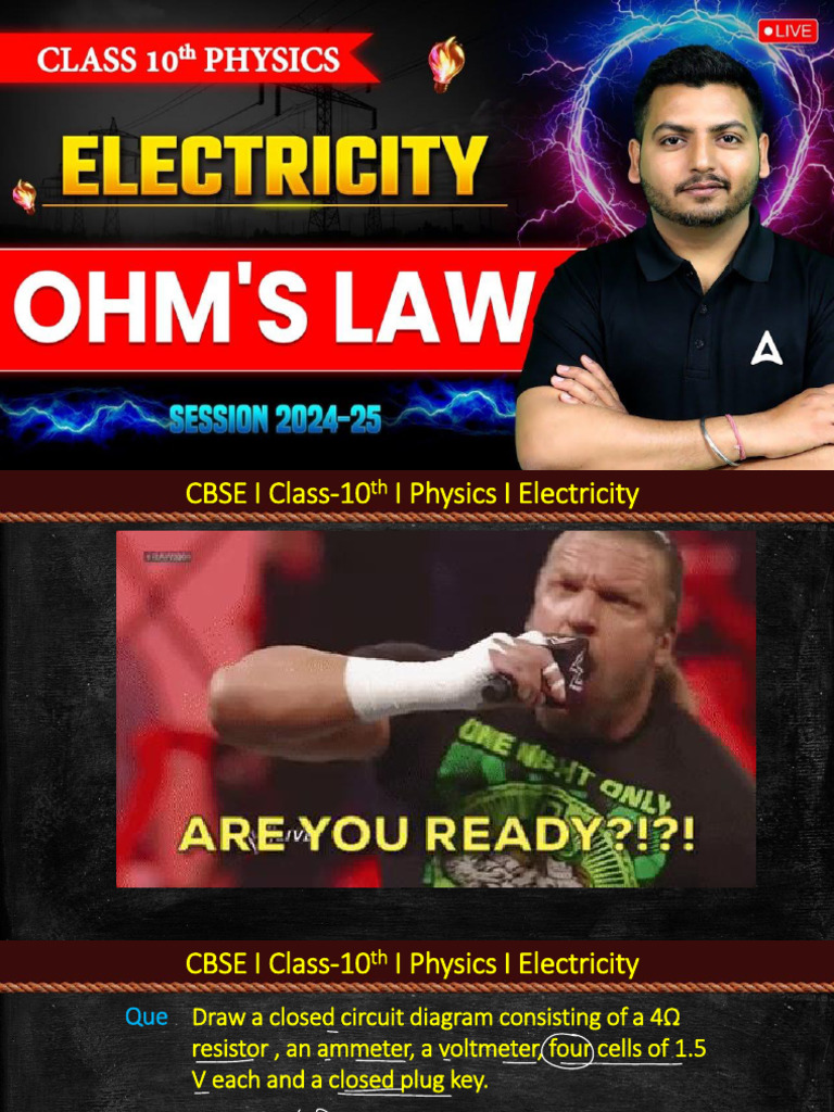 Electricity Ohm's Law | PDF | Electrical Resistance And Conductance ...