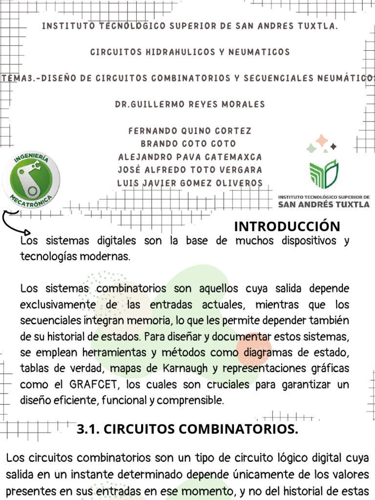 Unidad 3. Diseño de Circuitos Combinatorios y Secuenciales Neumáticos - Quino Cortez Fernando ...