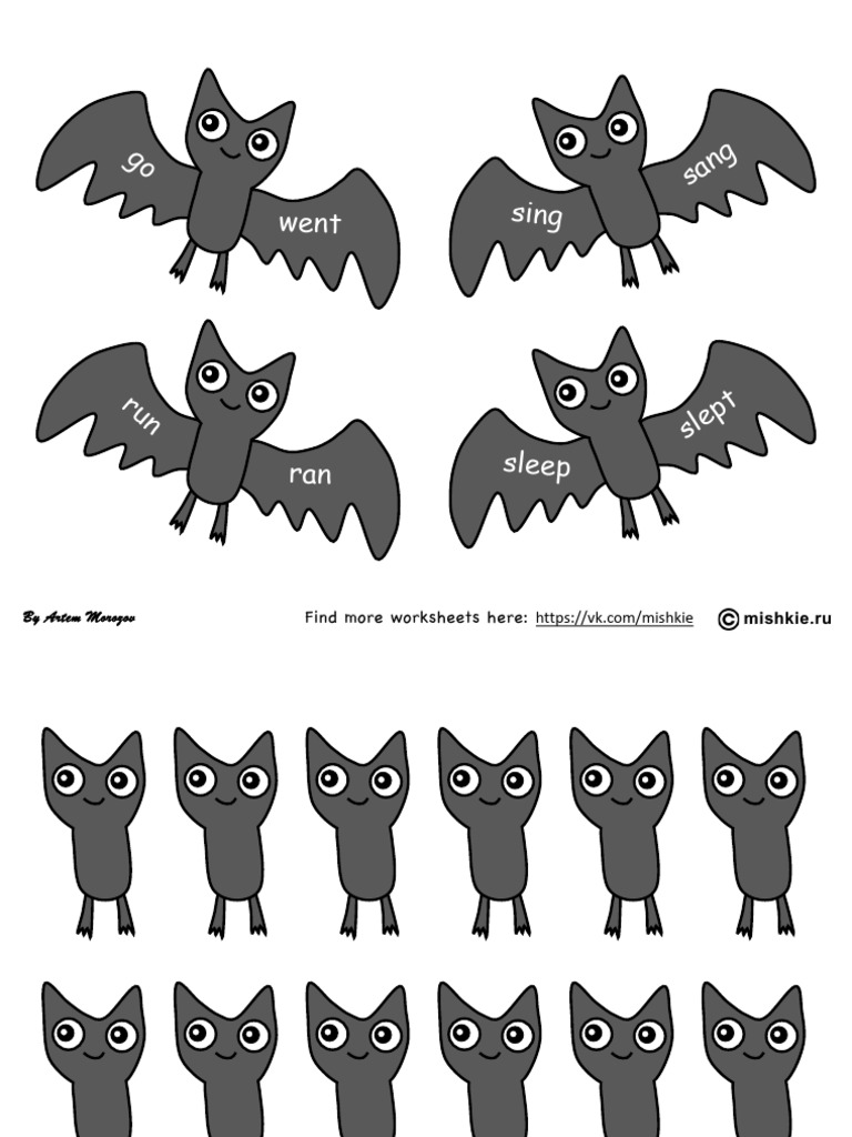 Bats - Irregular Verbs | PDF
