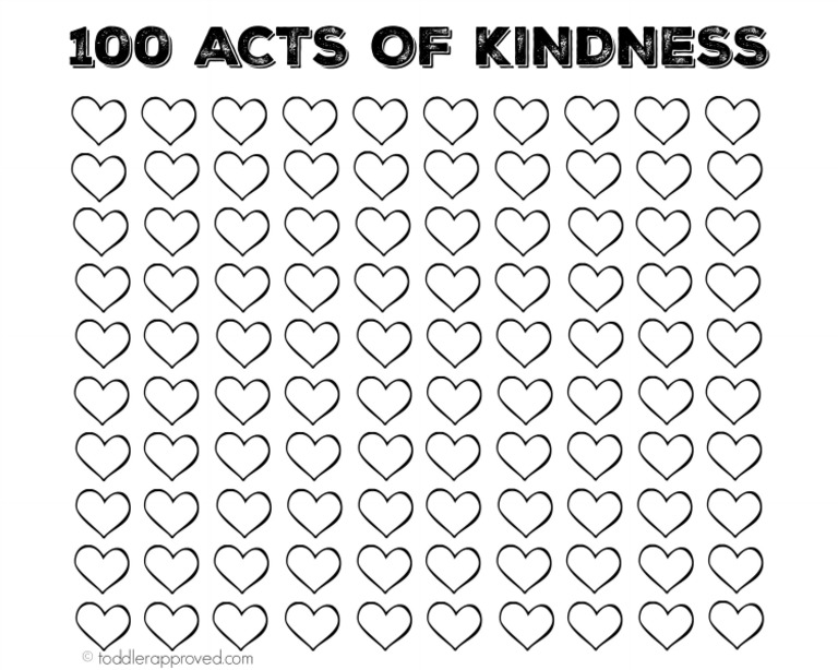 100 Acts of Kindness Poster | PDF