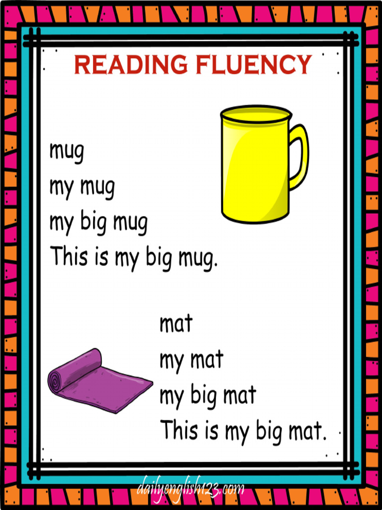 Reading Fluency - M | PDF
