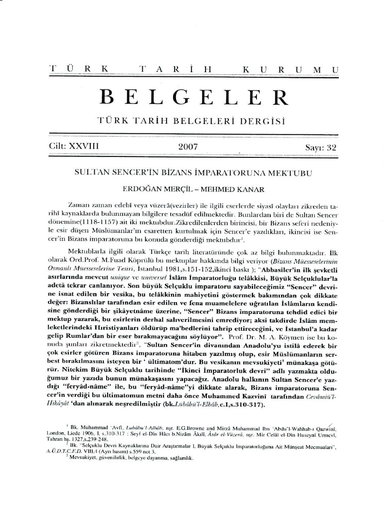 Sultan Sencer | PDF