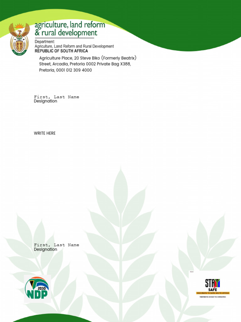 Agriculture Letterhead 5 | PDF