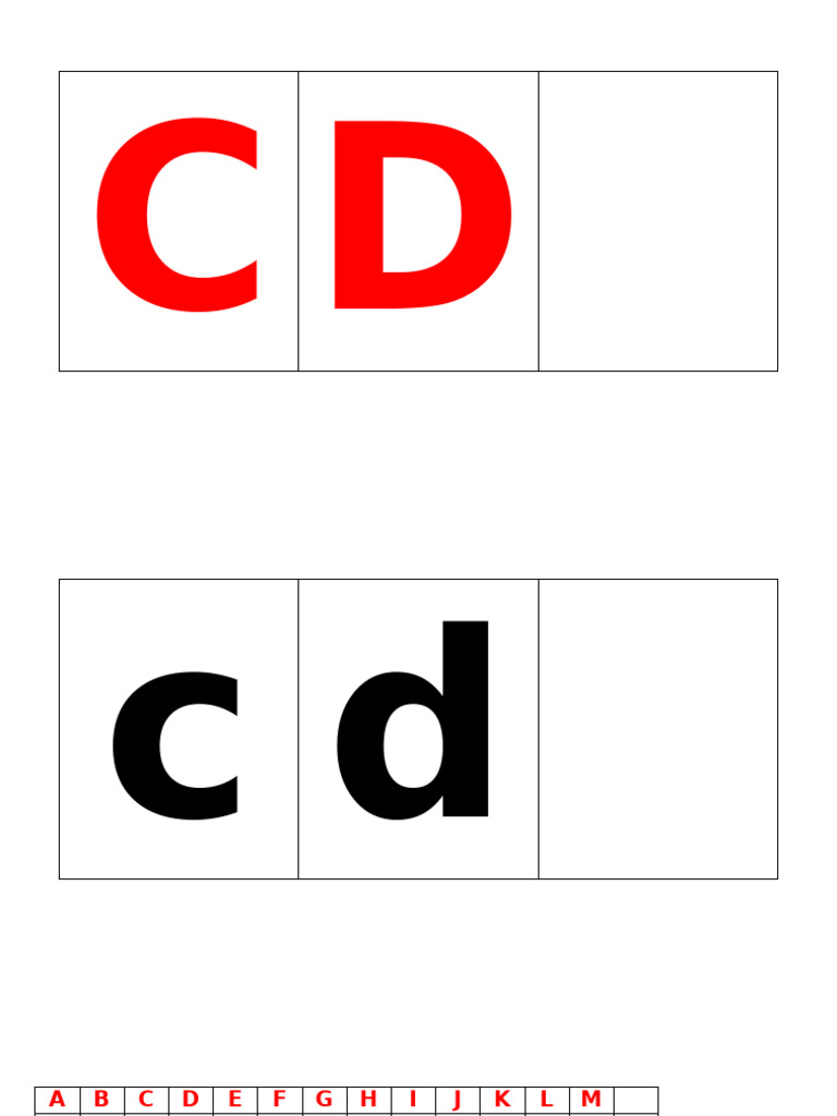 Abecedario Imprenta Script | PDF