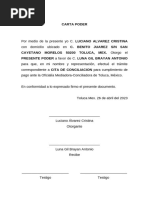 Carta Poder Jessi | PDF